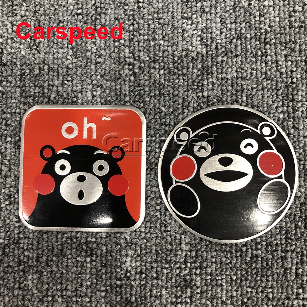 Cartoon Kumamon 3D Metal Car Sticker Emblem Badge Car Trunk 1Pcs ...