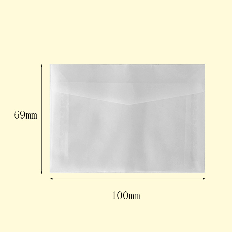 A5 A6 Sulfuric acid paper translucent envelope wedding invitation ...