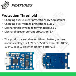 ENGLAB★1S TP4056 Type-C/Micro-USB 3A/1A 18650/10440/26650 Li-ion ...