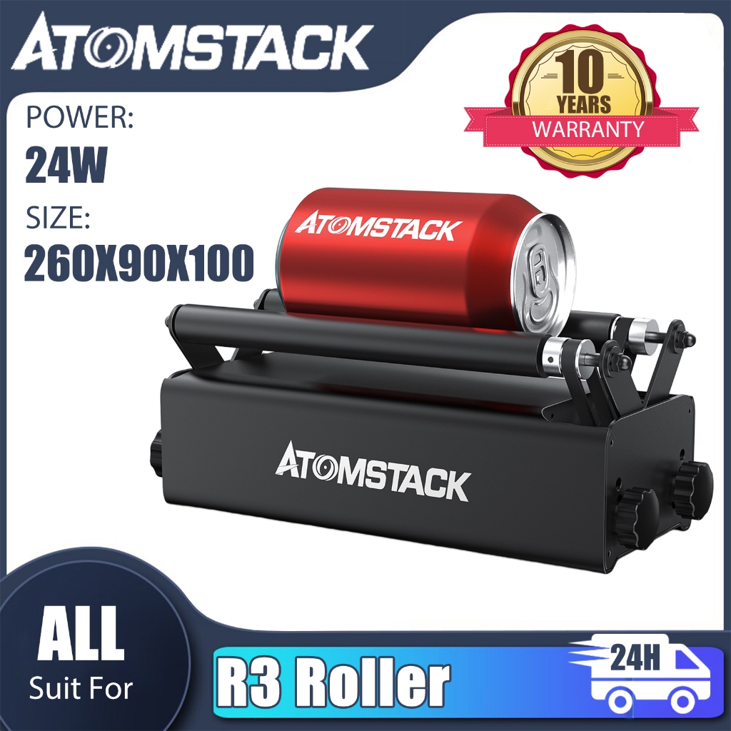 ATOMSTACK R3 Roller Laser Engraver Y-axis Rotary Roller Engraving ...