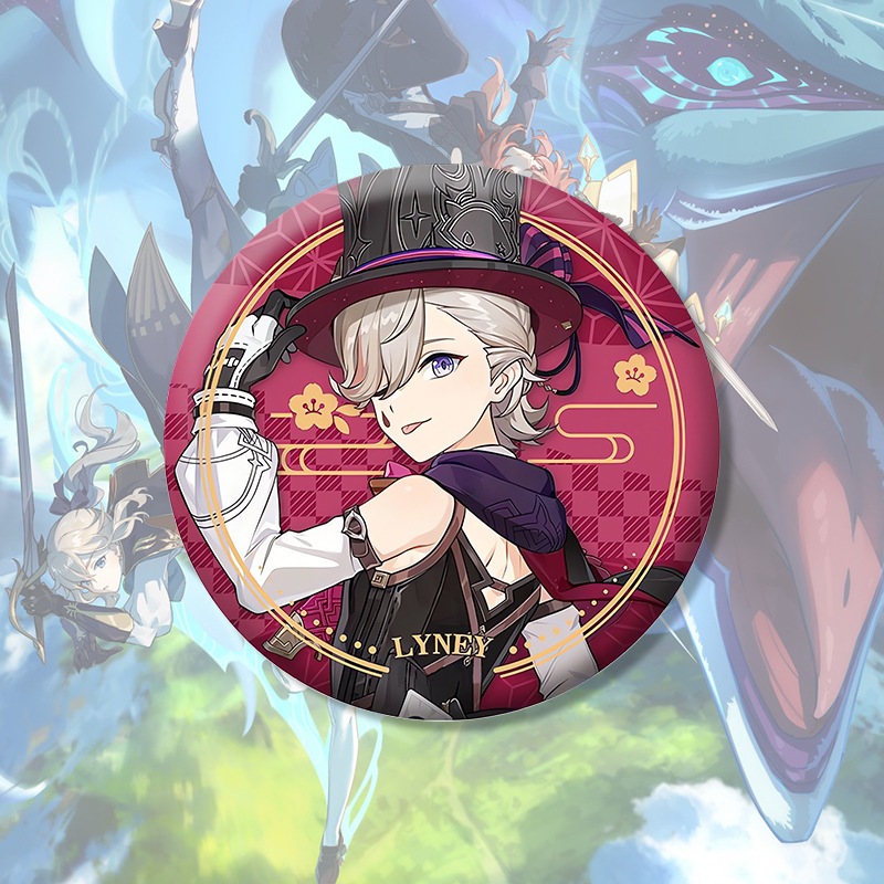 Game Genshin Impact Furina Charlotte Neuvillette Clorinde Badges Game ...