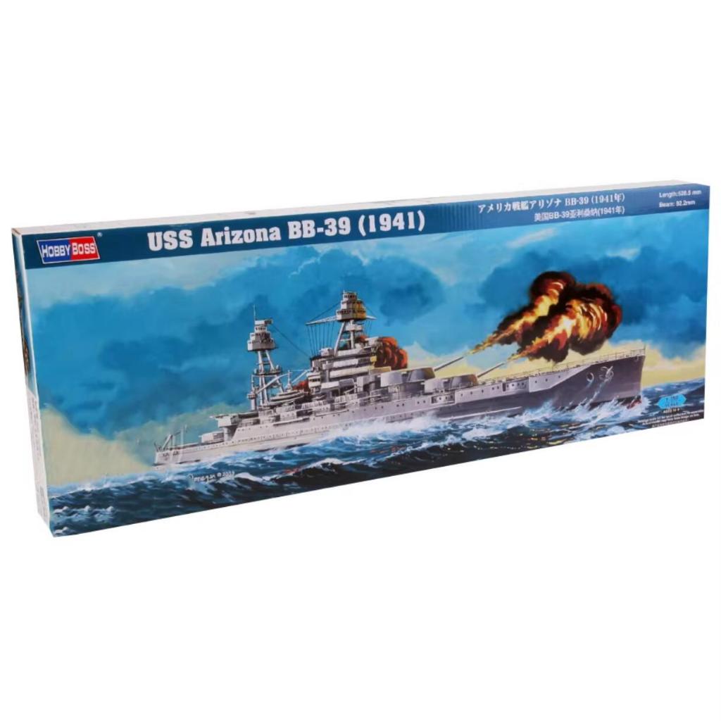 Hobby Boss Model Kit - USS Arizona BB-39 Ship - 1:350 Scale - 86501 ...