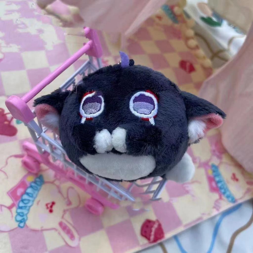 Genshin Impact Merch Balladeer Wanderer Cat Plush Toy 10cm Small Cute ...