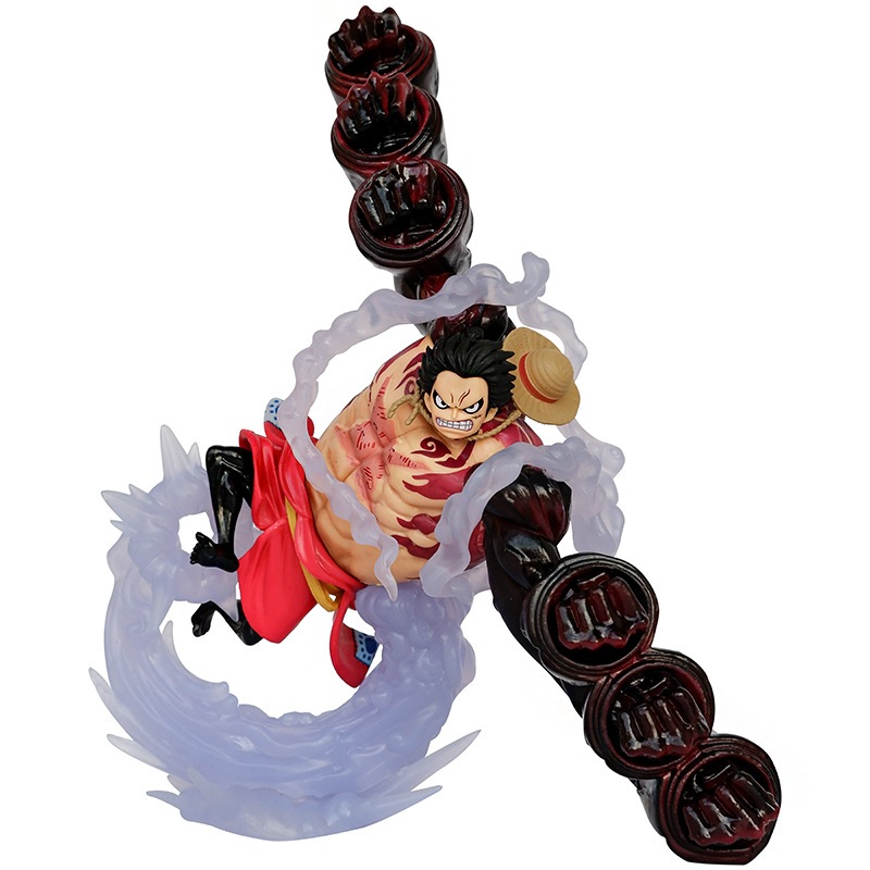 20.5cm Anime Gear 5 Luffy One Piece Figures Monkey D Luffy Snake Man ...