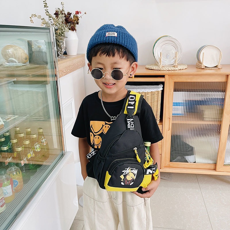 (24 hours shipping) Children's Lightweight Crossbody Bag Chest Backpack ...