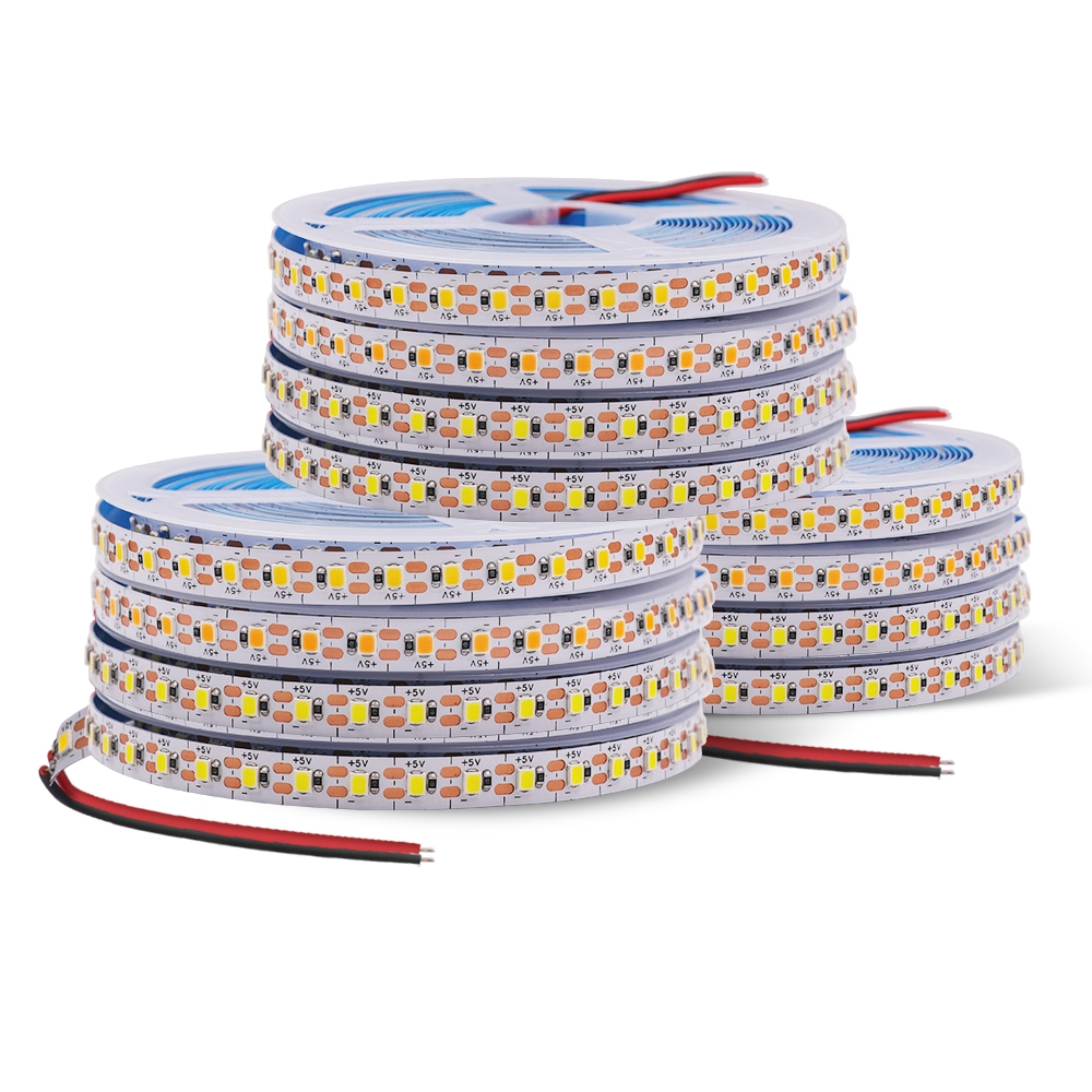 DC 5V 8mm LED Strips 2835 White Warm White LED Strip Light TV ...