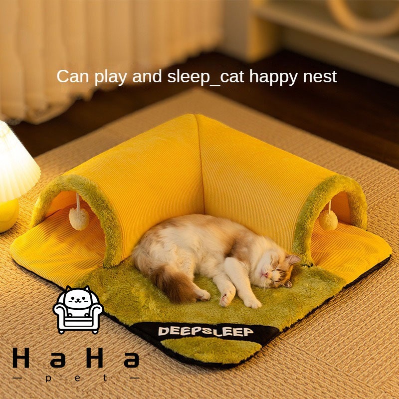 Autumn And Winter Cat Fun Play And Sleep Integrated Tunnel Cat Nest