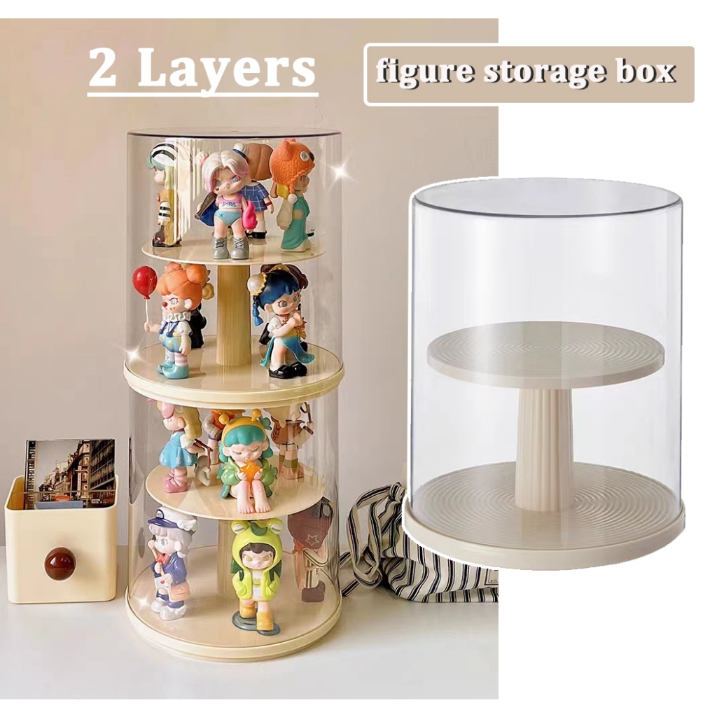 Figure Showcase box Blind Box Storage Cabinet Acrylic Doll Display ...