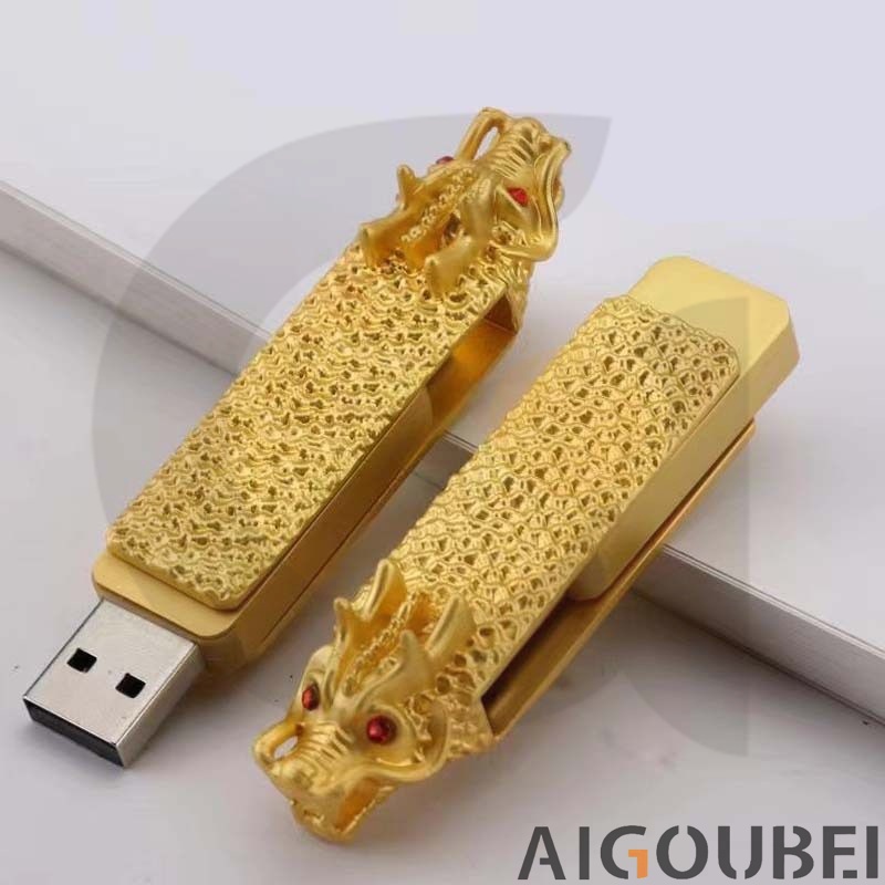 Metal Dragon Design Creative Flash Drive Thumb Drive Mini Drive Plug ...
