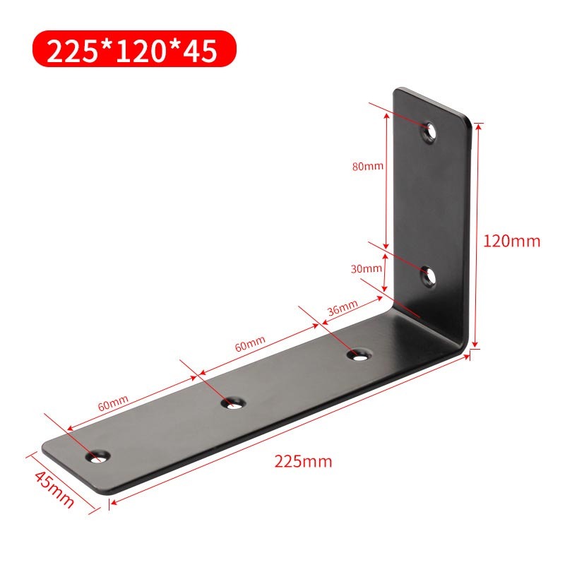 4PCS Stainless Steel L Bracket, Heavy Duty Angle Bracket, 90 Degree ...