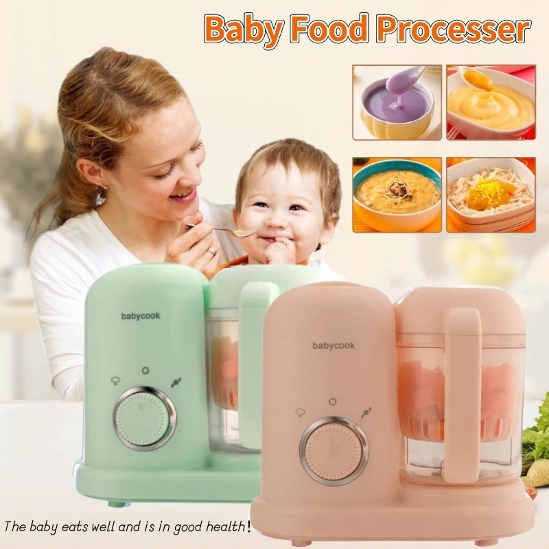 Baby Food Processor 4 in 1 Multifunction Steam Grind Cook Mix Blender ...