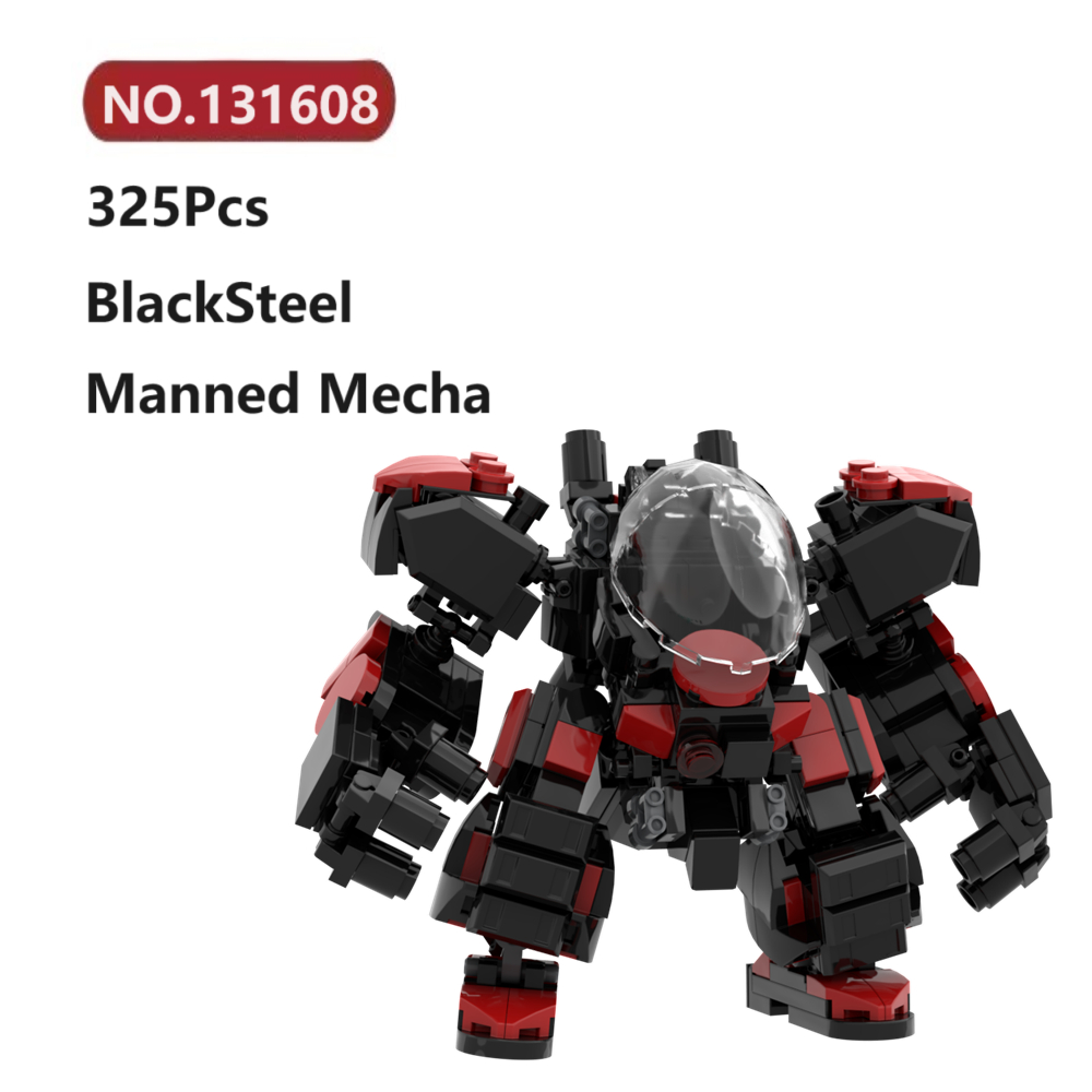 [MOC]BlackSteel Manned Mecha Building Blocks 325 Pcs Mecha Bricks Toy ...