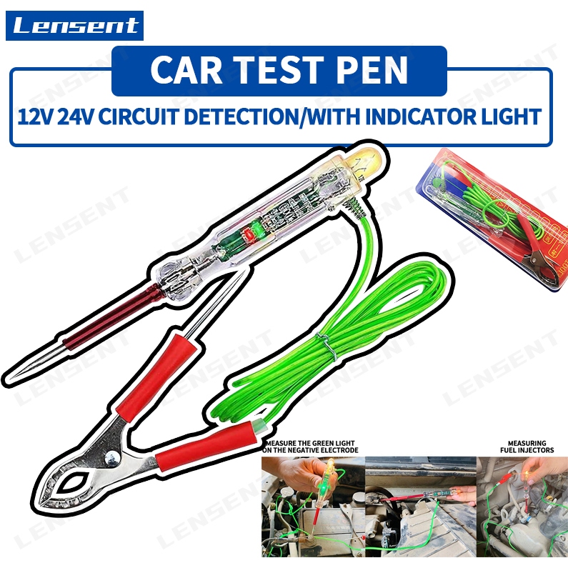 Lensent Automotive LED Circuit Tester 6-24V Car Test Pen Test Lamp ...