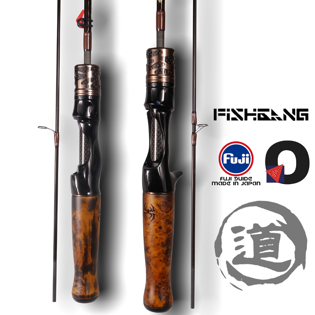 Fuji UL Powerful Fishing Rod 1.38M/1.5M/168M/1.8M Solid Carbon ...