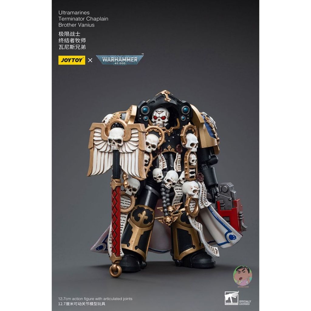 JOYTOY Warhammer 40K Ultramarines Terminator Chaplain Brother Vanius ...