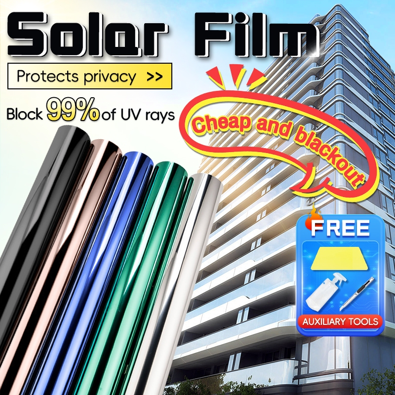 Window film Sunscreen film Reflective Film Tinted rumah Heat insulation ...