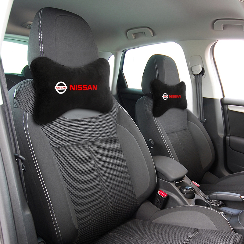 1pcs Removable Car Bone Headrest Creative Car Logo Neck Protection ...