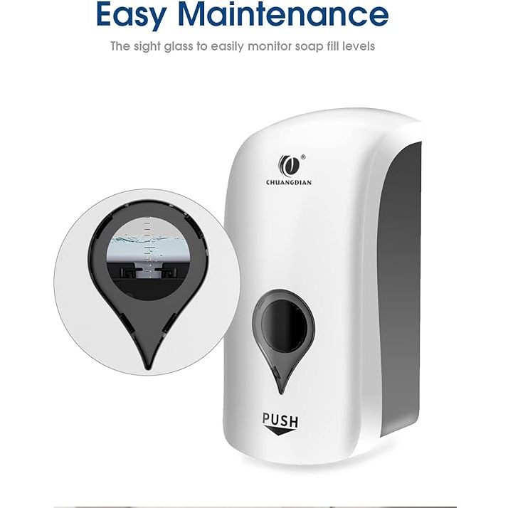 ChuangDian Soap Dispenser Wall-Mounted Perforation-Free Soap Dispenser ...