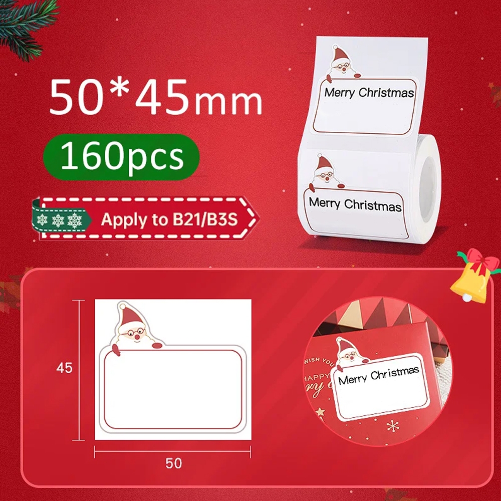 NIIMBOT B21/B1/B203/B3S label printing paper 50x45mm 160pcs self ...