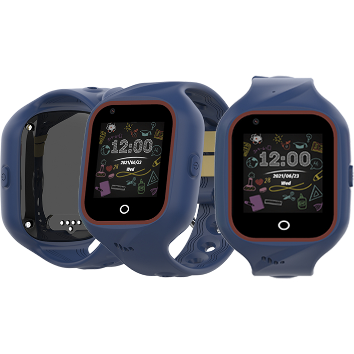 Smartwatch for children Bemi Jello LTE/GPS Dark Blue Nanosim Pedometer ...