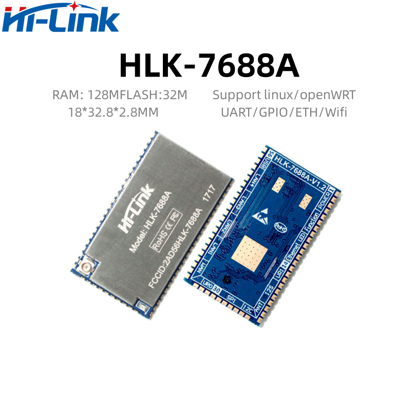 Hi-Link HLK-7688A OpenWrt firmware MT7688AN Uart WiFi/support Linux/ openwrt Smart Gateway smart ...