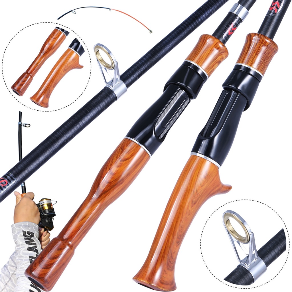 Sougayilang Spinning/Casting Fishing Rod Travel Telescopic Portable ...