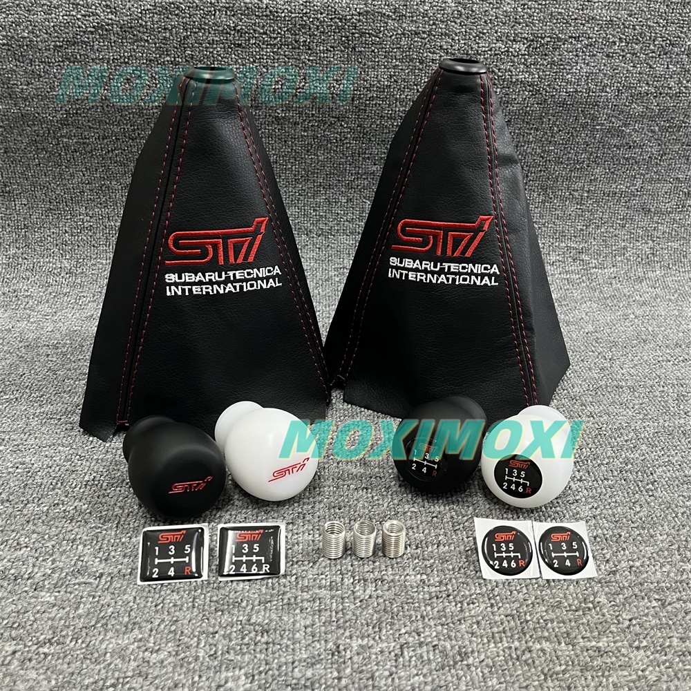 STI Car Manual MT Gear Stick Shift Knob Gear Stick Handle Ball 5/6 ...