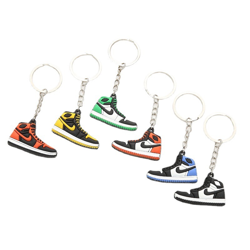 Hipster Three-Dimensional aj Sneakers Keychain Creative Men Women Mini ...