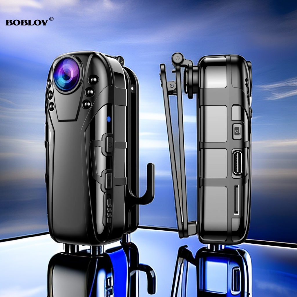 BOblov Body Camera With Audio Recording Mini Spy Camera 1080P Spoort ...