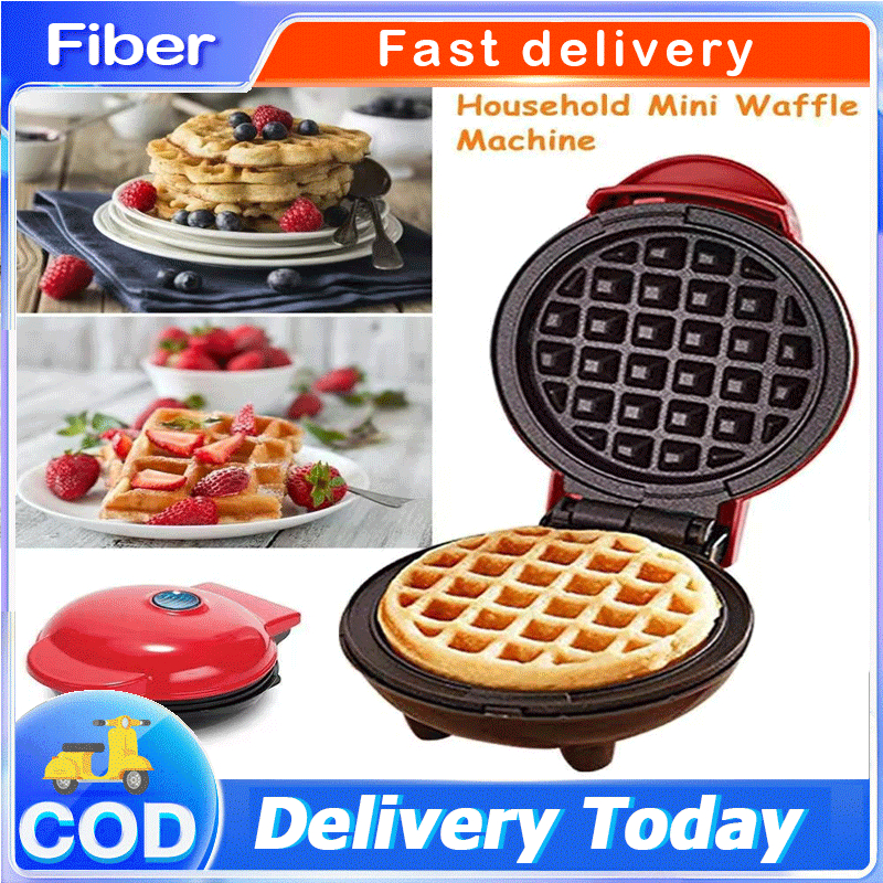 【ready stock】Electric Mini Waffle Maker Machine Breakfast Egg Cake Oven ...