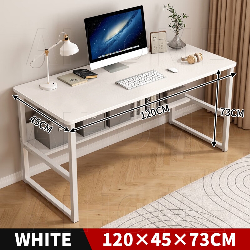 Student study Desk Computer Table 120x60cm Meja Modern writing living ...