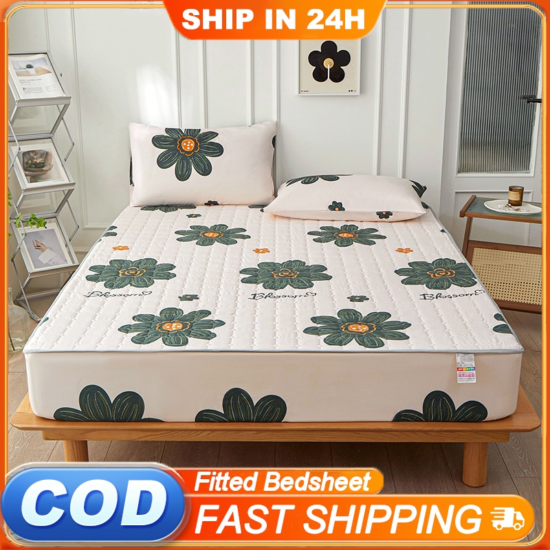 Cadar Queen /Single /King Size Fitted Bedsheet Anti kedut Mattress ...
