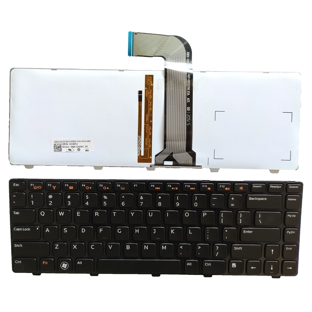 New For Dell Inspiron 14R N4110 XPS 15R L502 L502X 3520 US Keyboard ...