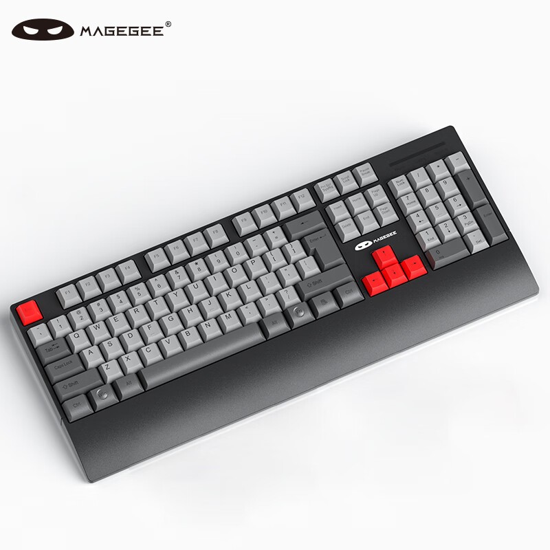 MageGee V500 2.4G Wireless Gaming Keyboard RGB Mechanical Feel with ...