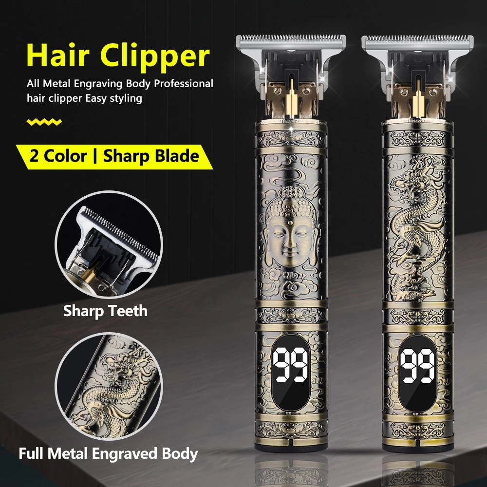 Vintage T9 Electric Hair Cutting Machine Hair Clipper Professional Men ...