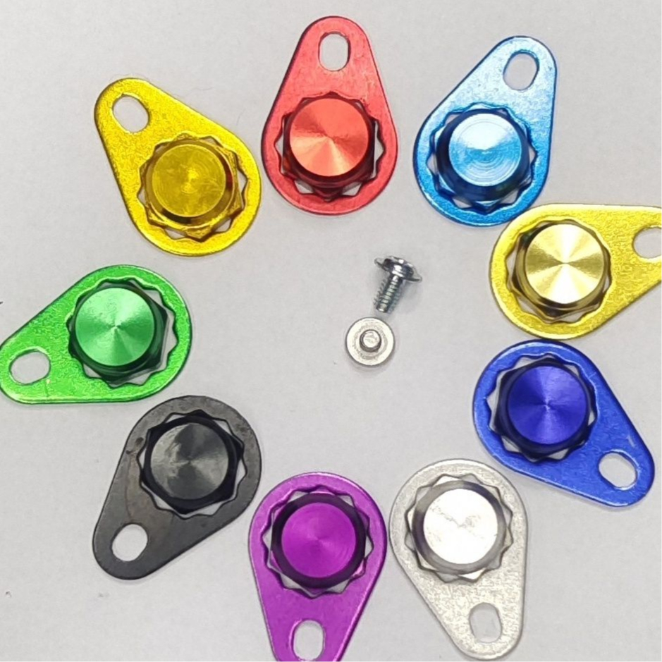 For daiwa/abu Universal Nut Water Drop Wheel Accessories Blue Retrofit ...