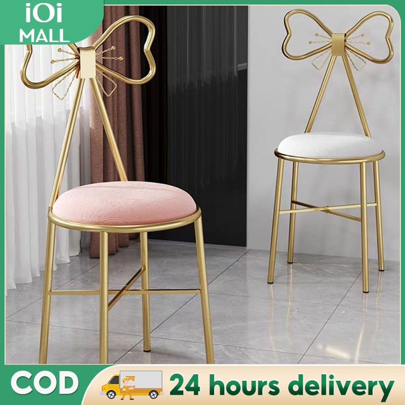 Nordiac Butterfly Makeup Chair Dressing Table Chairs Vanity Stool With ...