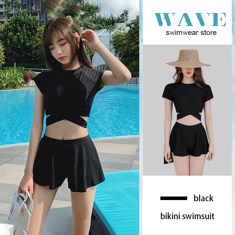[WAVE] Swimming suit for women swimsuit woman 2pcs Bikini Swimming suit ...