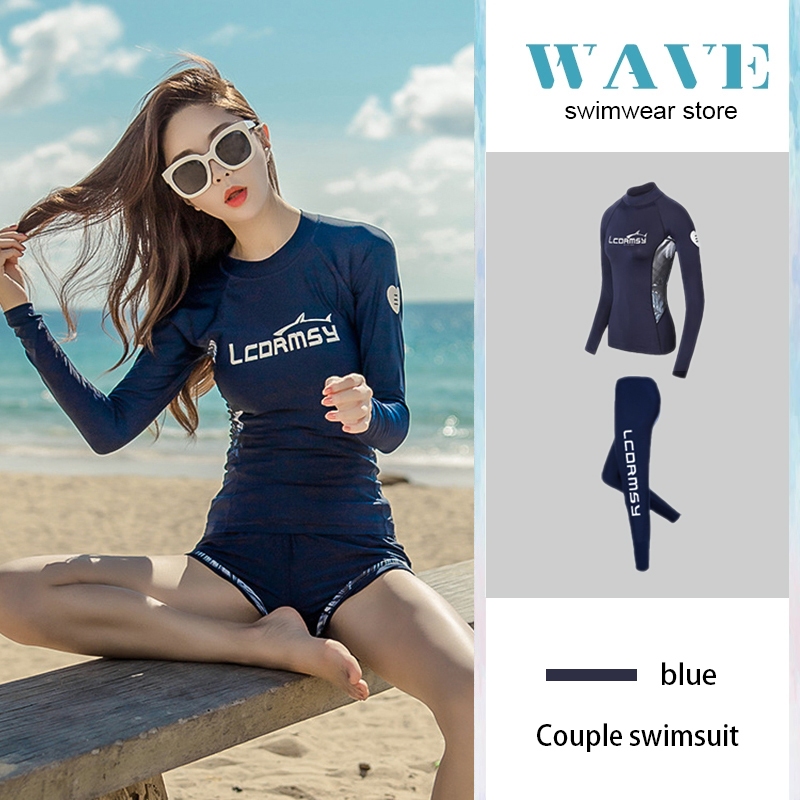 [WAVE] Ready Stock swimming wear Men and Women beach wear Couple ...