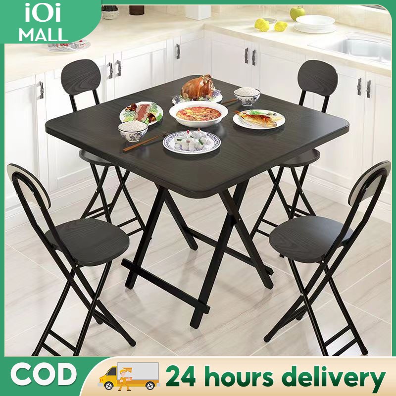Livingroom Dining Table Foldable Table Simple Folding Portable Table ...