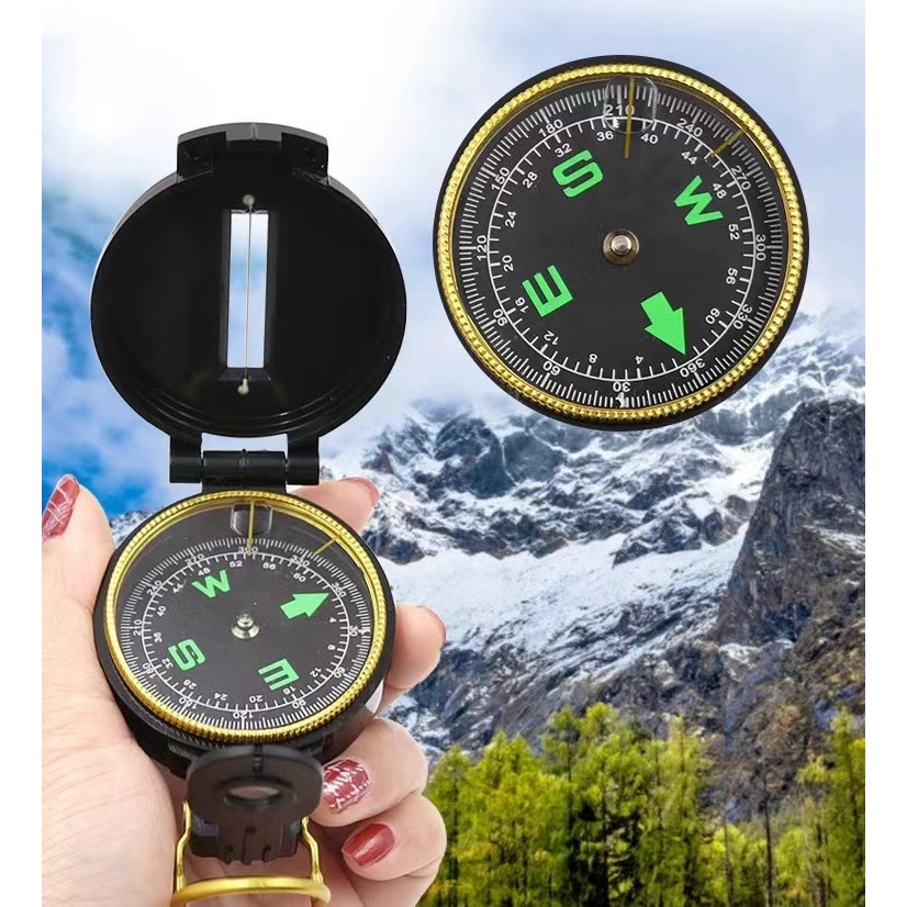Outdoor exploration adventure wilderness survival compass multi-purpose ...