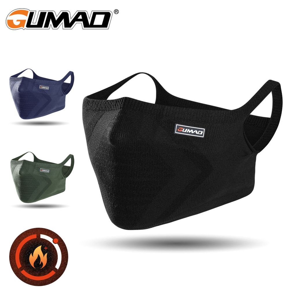 GUMAO Warm Face Masks Windproof Breathable Face Cover Reusable Washable ...