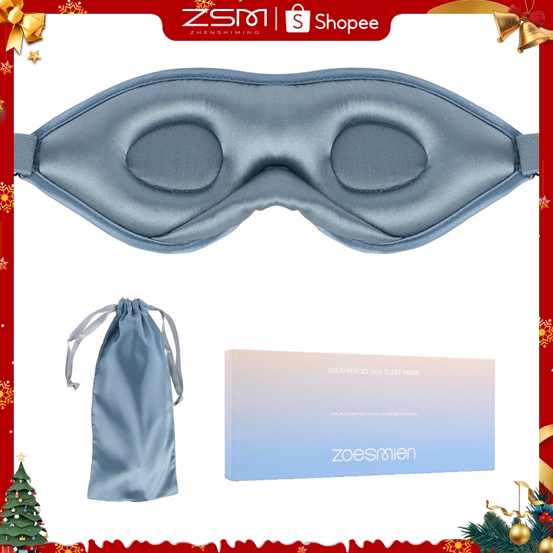 Sleep Mask Silk 100 Mulberry Silk Eye Mask Zoesmien 3d Contoured