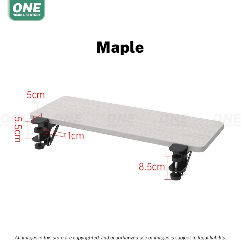 table extension board shelf Computer desktop extension board table side ...