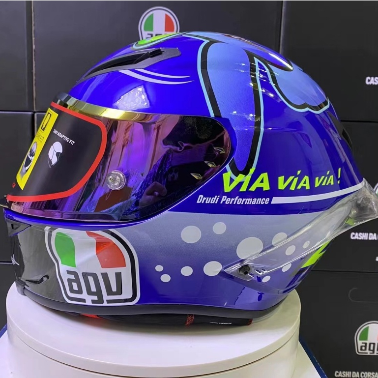 Foreign trade version PISTA Via Via Via motorcycle full face helmet ...