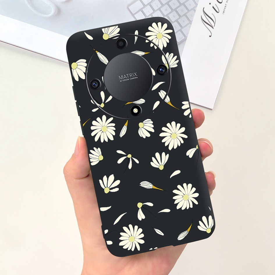 For Honor X9b X9a 5G 2023 Case RMO-NX1 Cover Fashion Flower Butterfly ...
