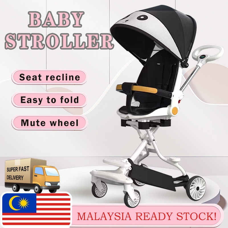 Baby Stroller Foldable 2 Way Magic stroller 4 wheels Ultra lightweight ...