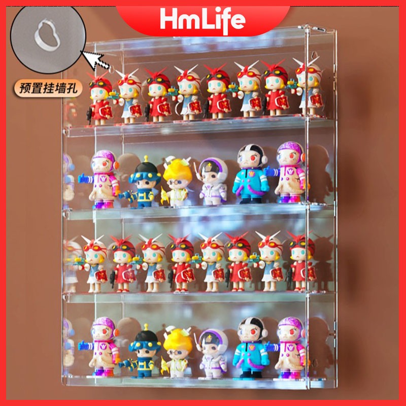 Doll Toy Storage Display Box, Popmart Display Rack, Wall Mouunted ...