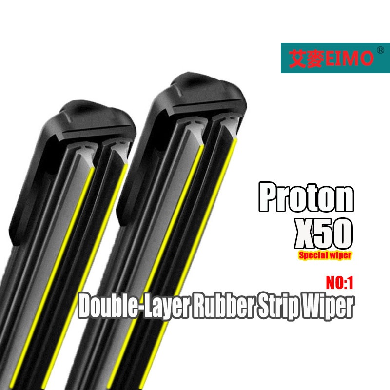 Proton X50 wiper blade X50 double rubber strip wiper car wiper car ...