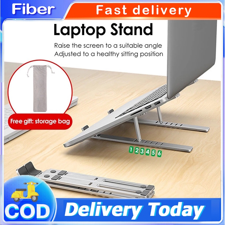 Laptop Holder for Notebook Laptop Stand Bracket Foldable Alloy Laptop ...